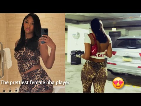 Angel Reese Walking and Showing Off Her New Tights Leopard Print
