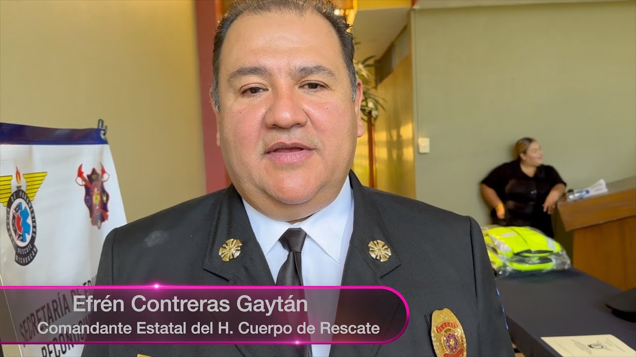 Entrevista con Efrén Contreras Gaytán, Comandante Estatal del H. Cuerpo de Rescate Michoacan ...