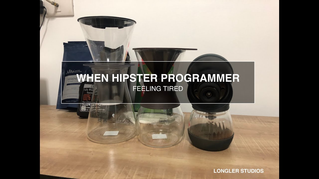 When hipster programmer feeling tired - YouTube