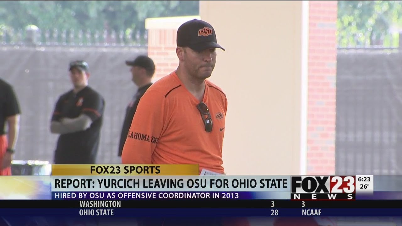 Report: Mike Yurcich leaving Oklahoma State for Ohio State - YouTube