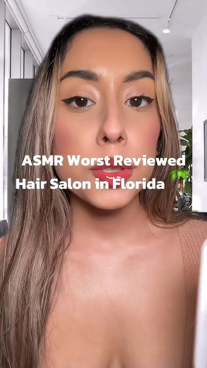 ASMR Worst Reviewed Hair salon #asmr #haircut #shorts #asmrhaircut - YouTube