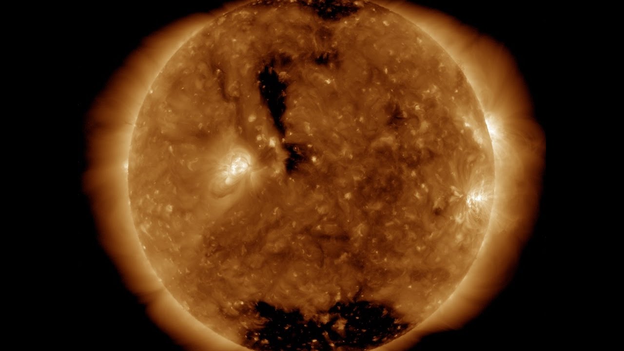 NASA SDO Sun Image For April 6, 2017 AM - YouTube