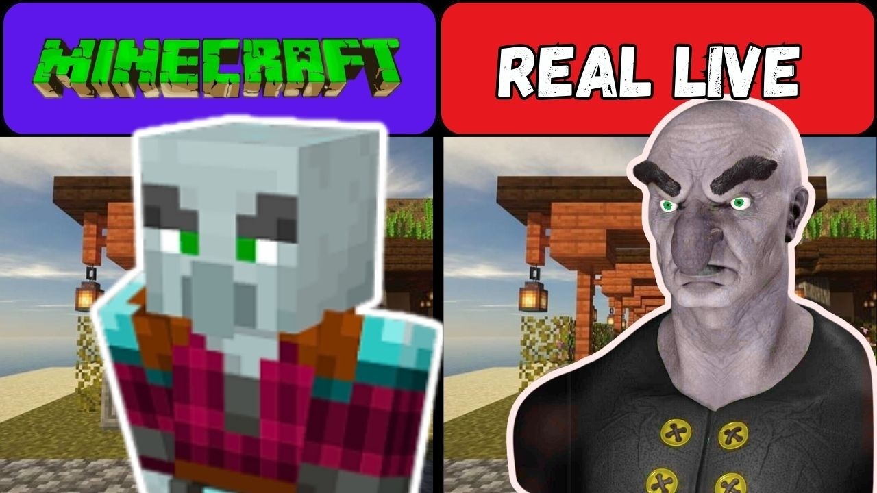 MINECRAFT MOBS VS REAL LIFE Super Realistic 4k #2 - YouTube