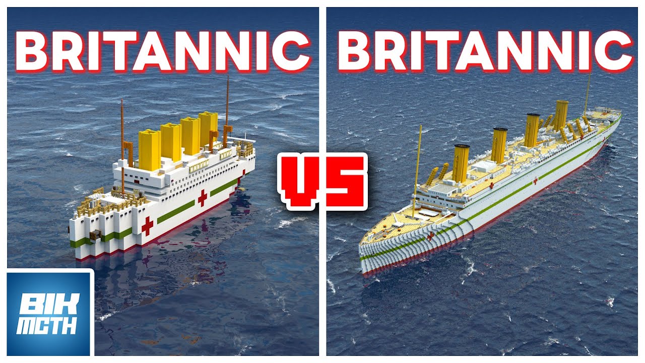 Mini Britannic VS Mega Britannic - YouTube