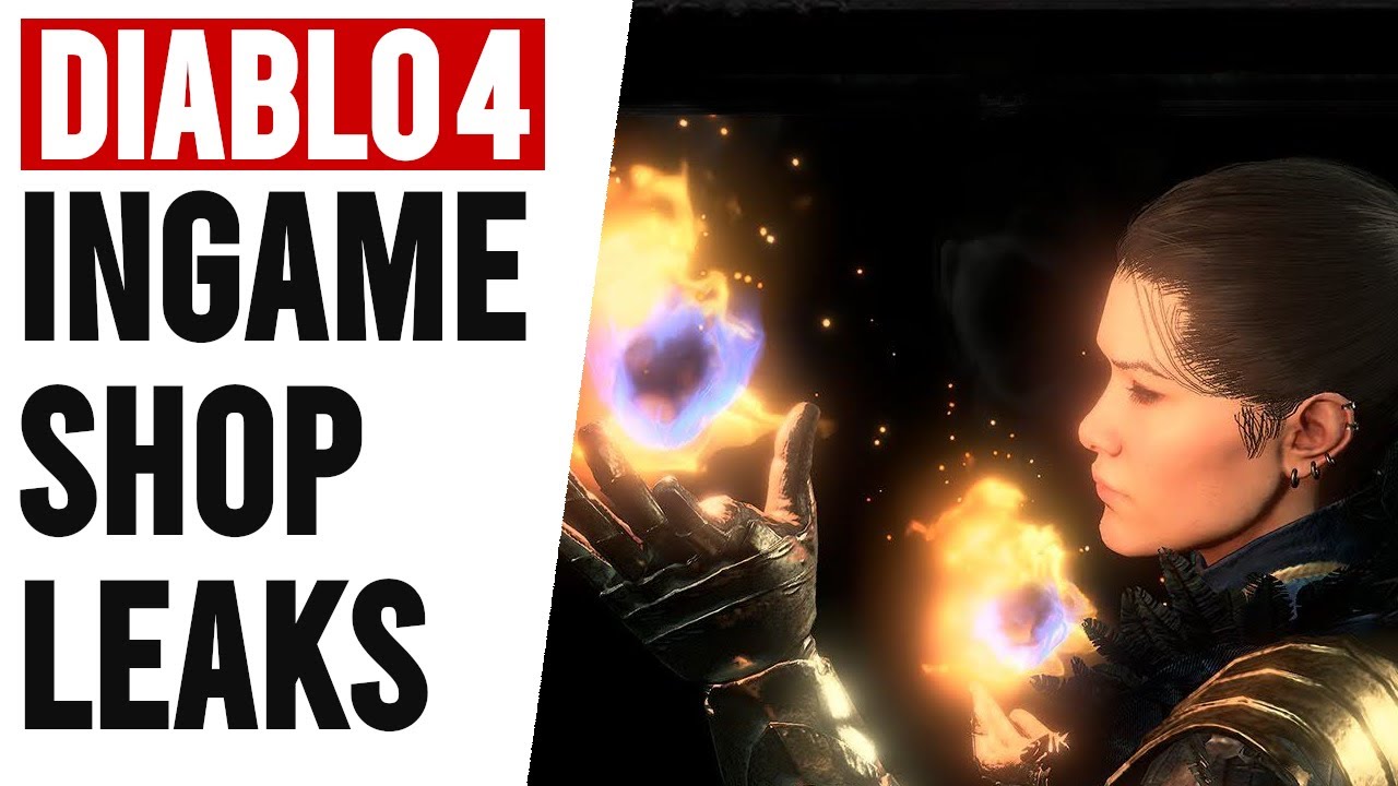 DIABLO 4 LEAKS zum INGAME SHOP! Cosmetics & MEHR! - YouTube