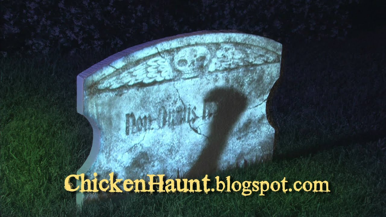 Mr. Chicken's Haunted Tombstone - YouTube