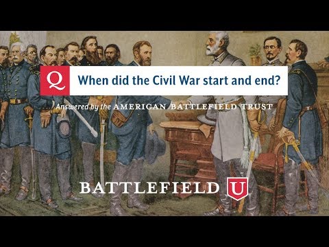When did the Civil War start and end? - YouTube