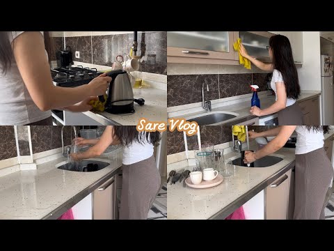 Temizlik ve Düzen İle Geçen Bir Gün 🧼Detaylı Mutfak Temizliği 
