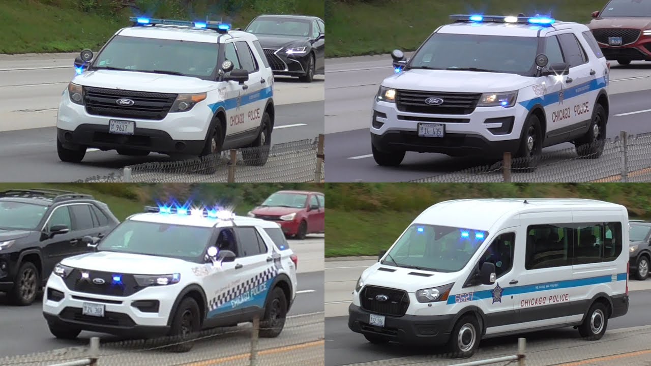 *Urgently* Chicago Police Cars and Van Responding - YouTube