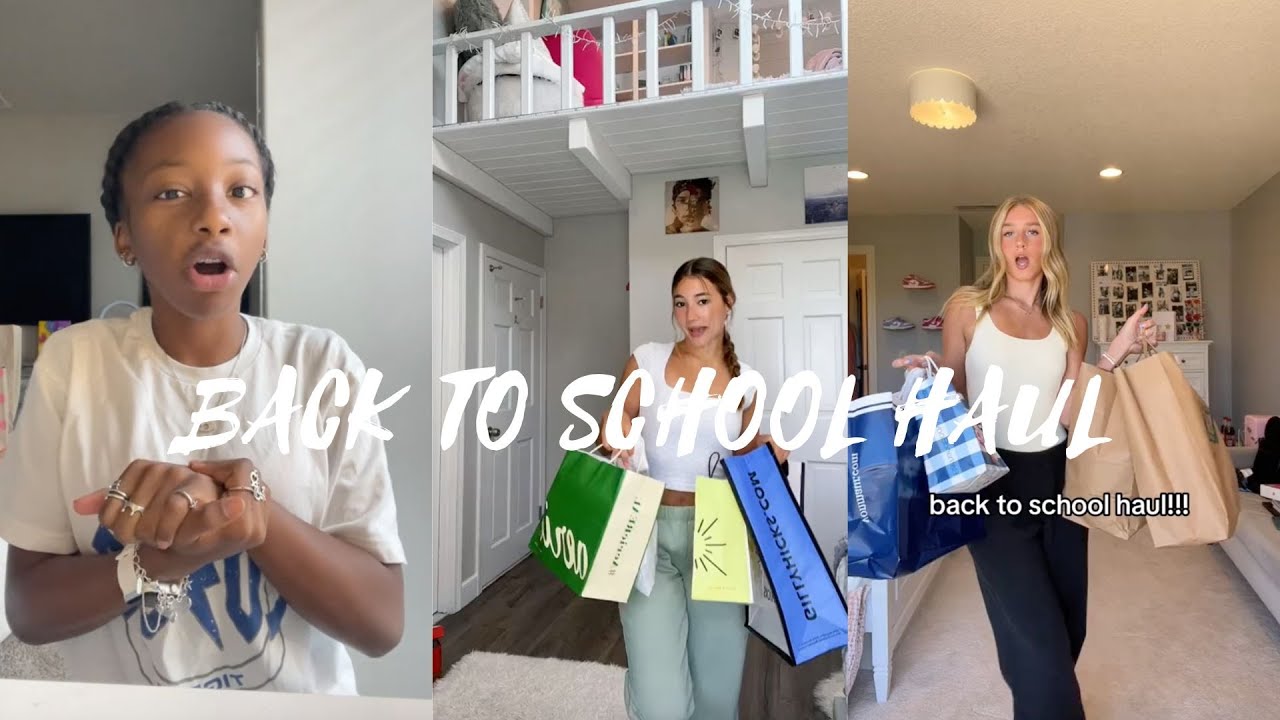 BACK TO SCHOOL HAUL TIKTOK COMPILATION★ - YouTube