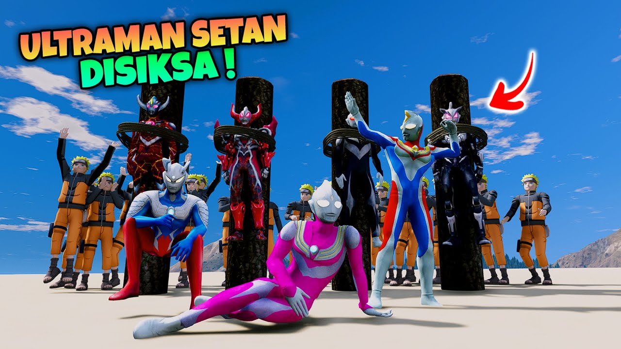 ULTRAMAN CANTIK DAN ULTRAMAN DYNA MENYIKSA ULTRAMAN SETAN DIBANTU ...