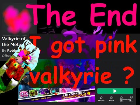 Roblox Pink Valkyrie ? Metaverse Champions Hub. - YouTube