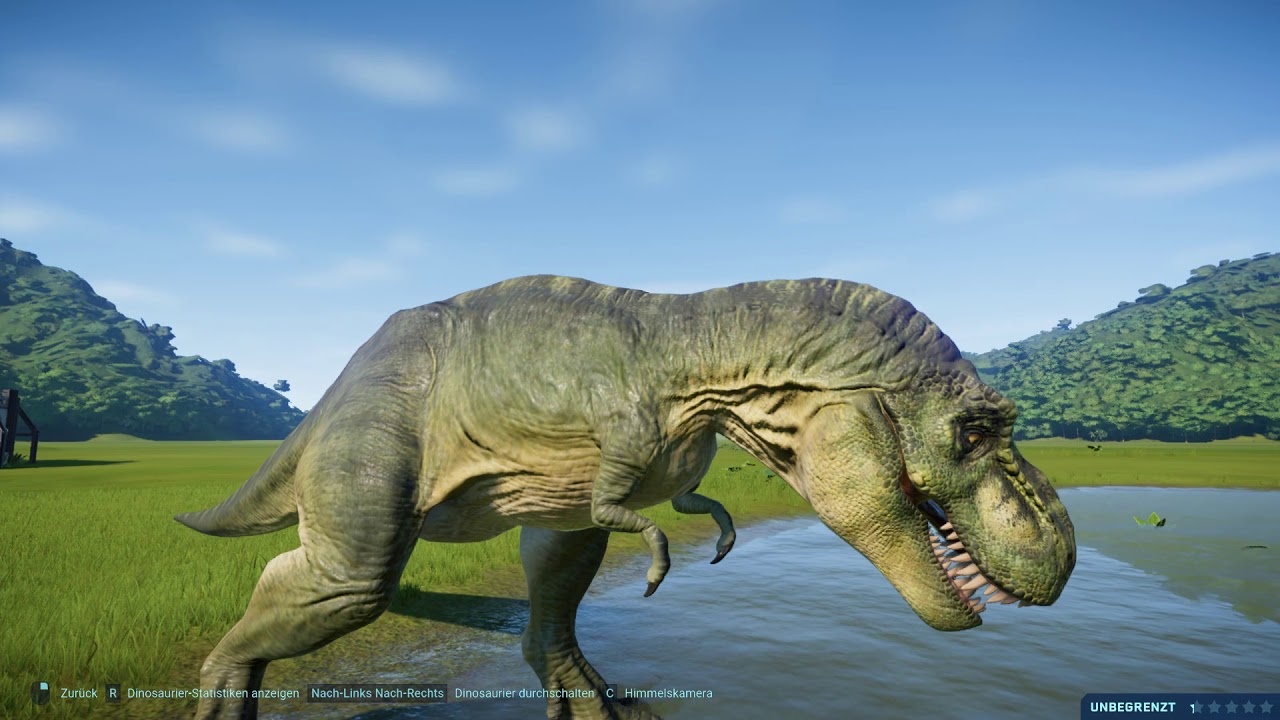 Return To Jurassic Park. Alle T-rex Skins - YouTube