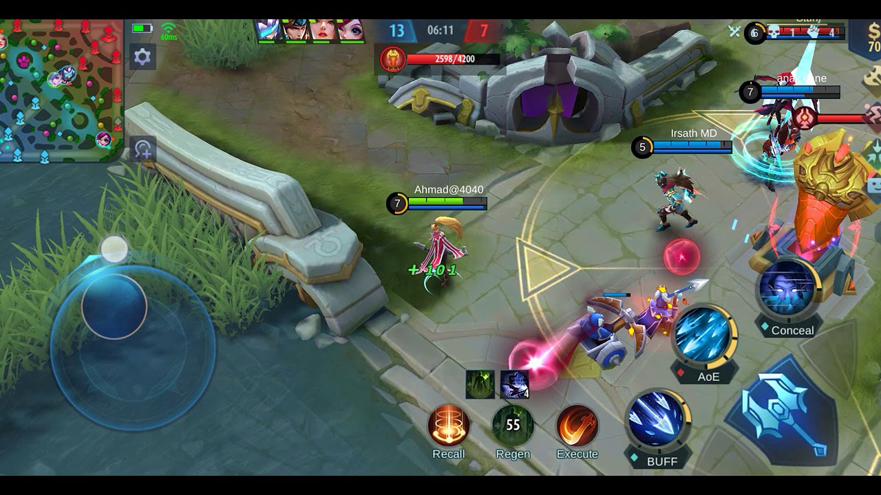 Belajar main mobile legend - YouTube