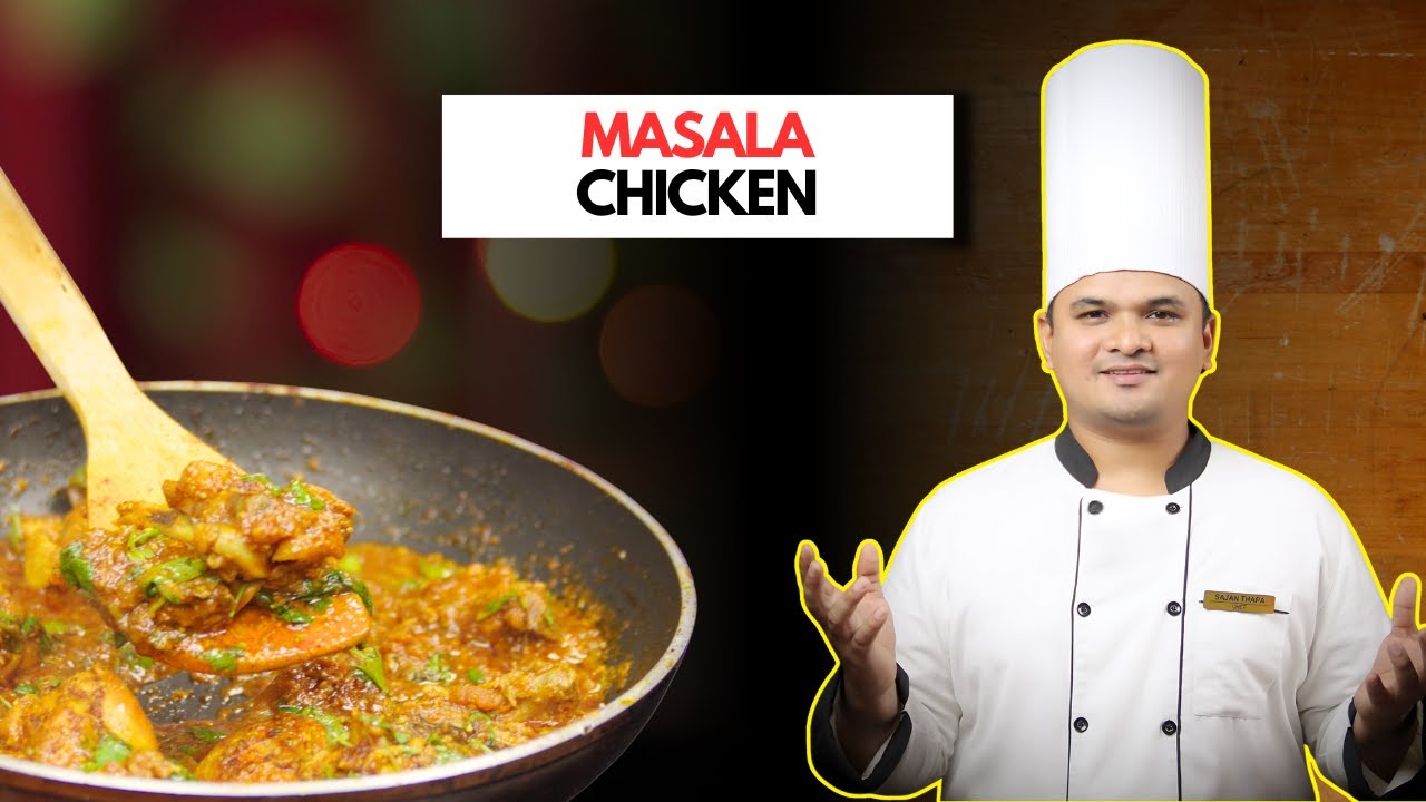 Spicy Masala Chicken Recipe | Easy Indian Chicken Curry by Chef Sajan ...