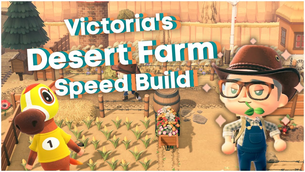 Farmcore + Desert Core = ??? | ACNH Speed Build | Quadratini Spring Pt ...