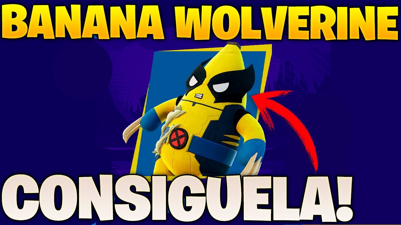 COMO CONSEGUIR LA MOCHILA DE BANANIN WOLVERINE GRATIS EN FORTNITE ...