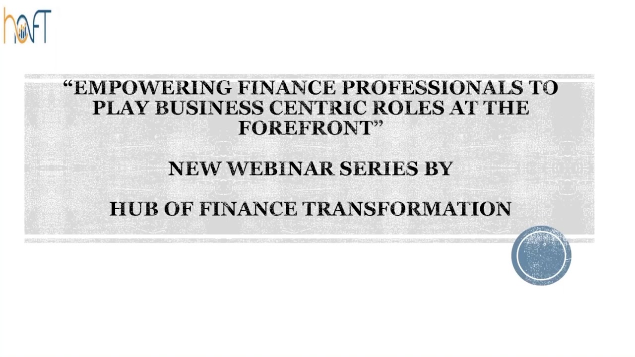 Empowering Finance Professionals To Play Business Centric Role- New ...