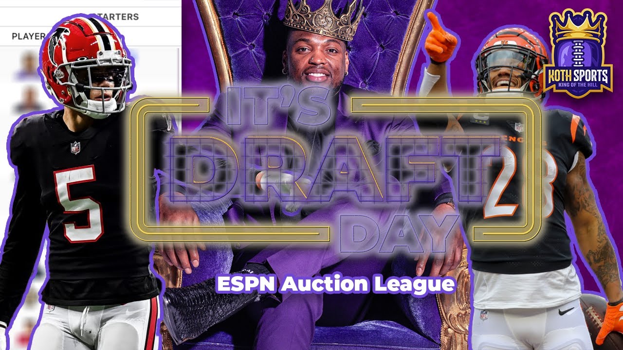 It's Draft Day! Episode 2: ESPN Fantasy Football Auction League Draft ...