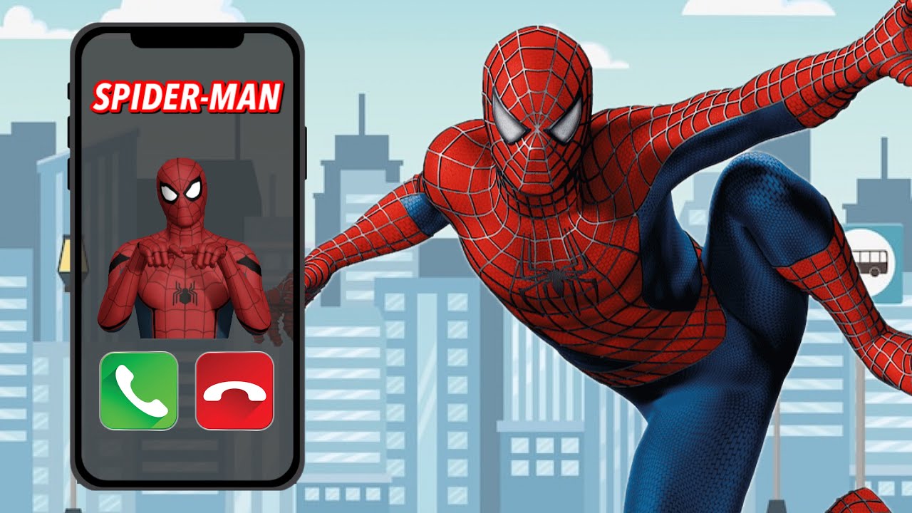 Llamada a Spiderman 🕷️El Hombre Araña, llamada al teléfono. Ayúdale a ...