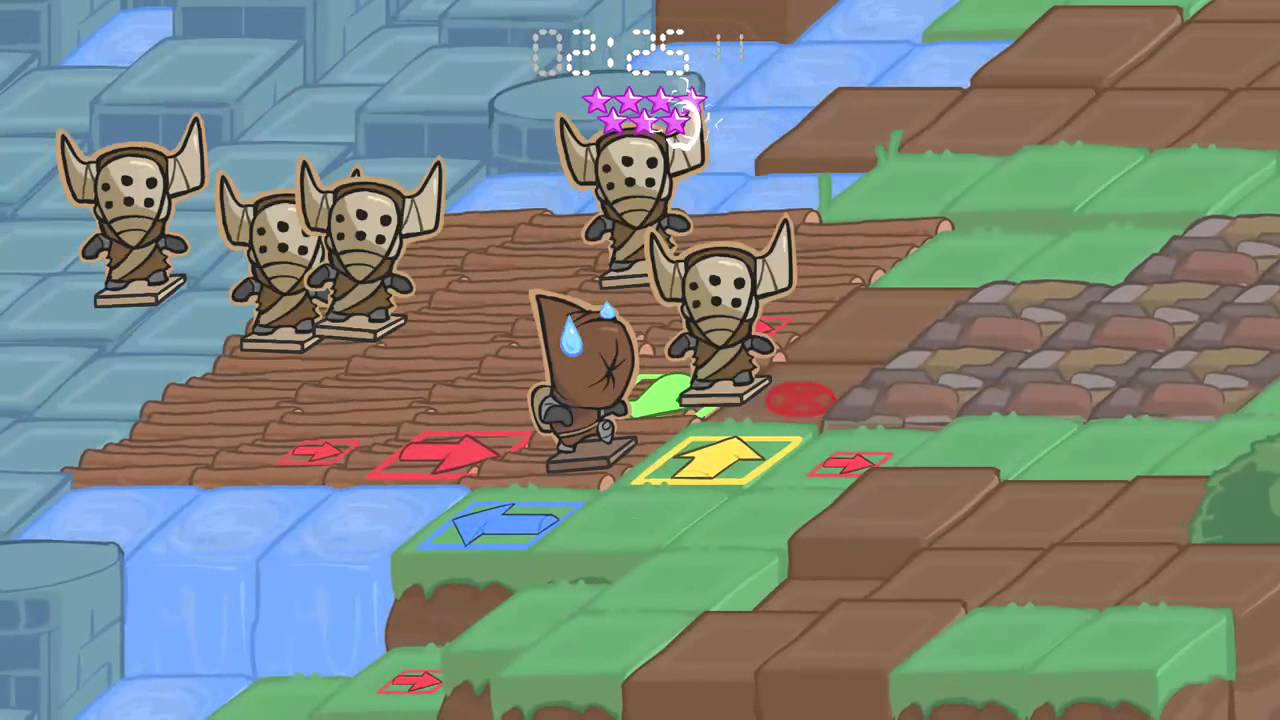 Castle Crashers Remastered how to get 2:30 on Backoff Barbarian - YouTube