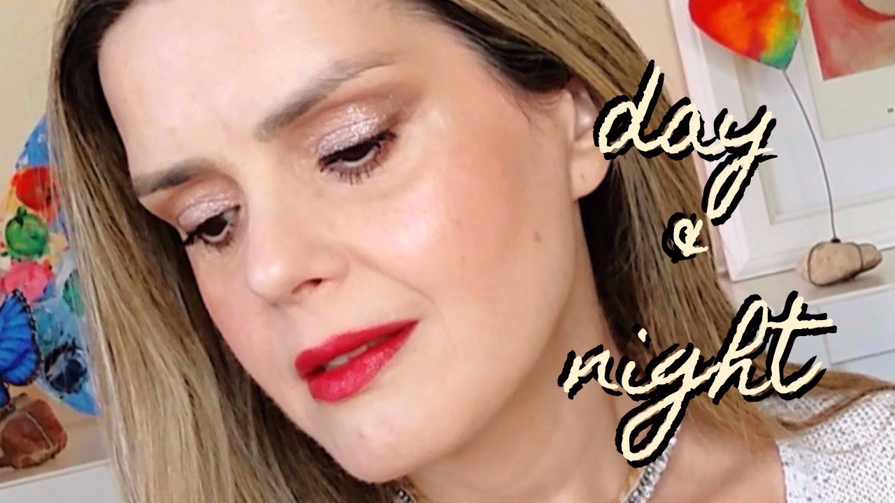ΕΥΚΟΛΟ & ΓΡΗΓΟΡΟ GLITTER ΜΑΚΙΓΙΑΖ ΜΕ ΚΟΚΚΙΝΟ ΚΡΑΓΙΟΝ 💋 2-in-1 RED-LIP ...