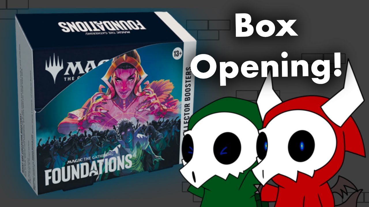 MTG Foundations Collector Boosters Box Opening - YouTube