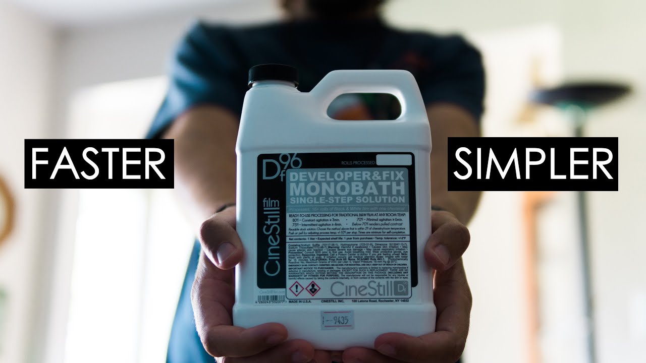 Developing film in half the time with CineStill Df96... and a new print ...