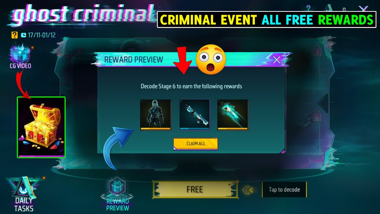 CLAIM GHOST CRIMINAL FREE REWARD🔥- - YouTube