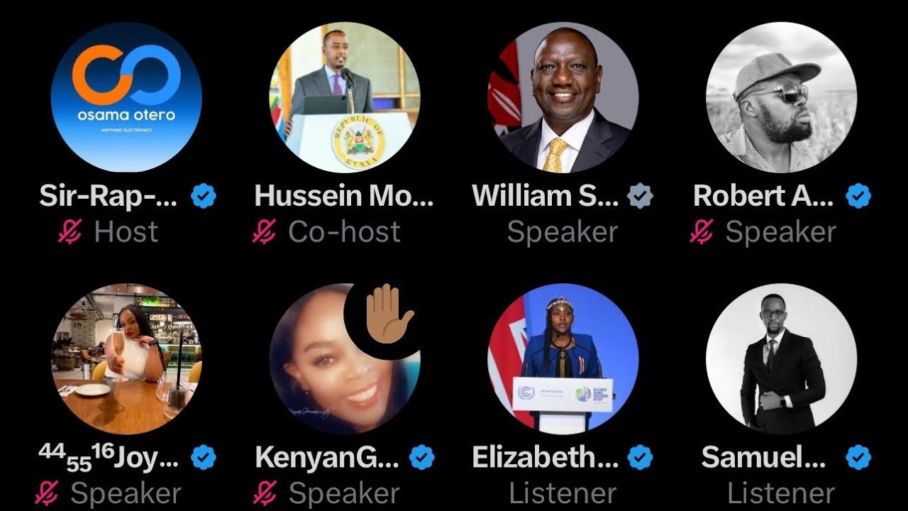 PRESIDENT RUTO FACES TOUGH QUESTIONS DURING X SPACE ANGAGEMENT - YouTube