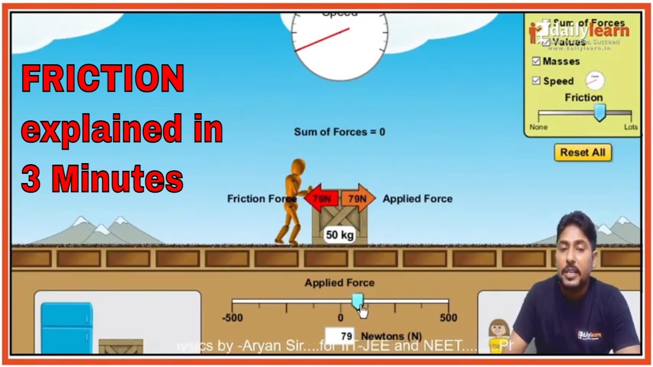 Best Explanation | Force and Laws of Motion | Class 11 Physics | Class ...