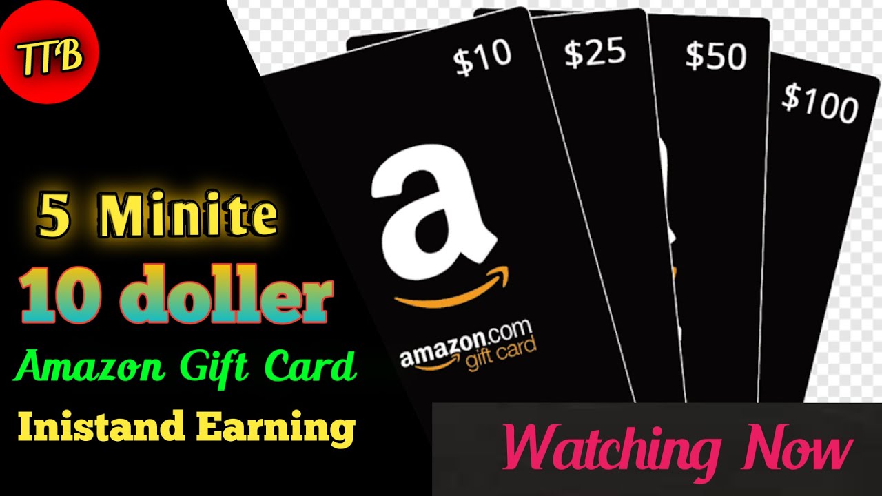 $10 Amazon Gift card Instant withdraw method - YouTube
