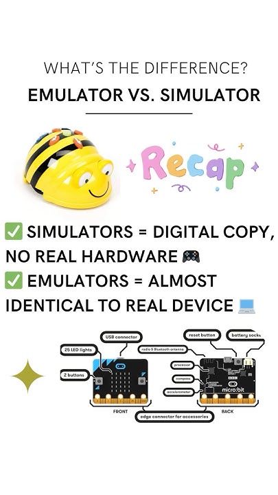 Emulator or Simulator—what’s the difference? #microbit #emulator # ...