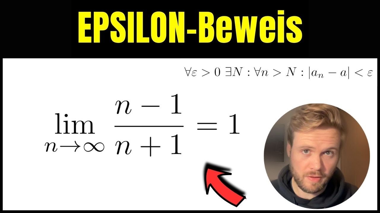 EPSILON-Definition Übung - Folge (n-1)/(n+1) - YouTube