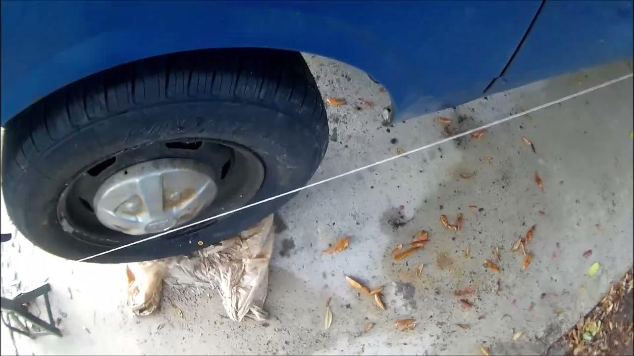 DIY "String Method" Toe In Alignment FOLLOW-UP - 1978 Toyota Pickup - YouTube