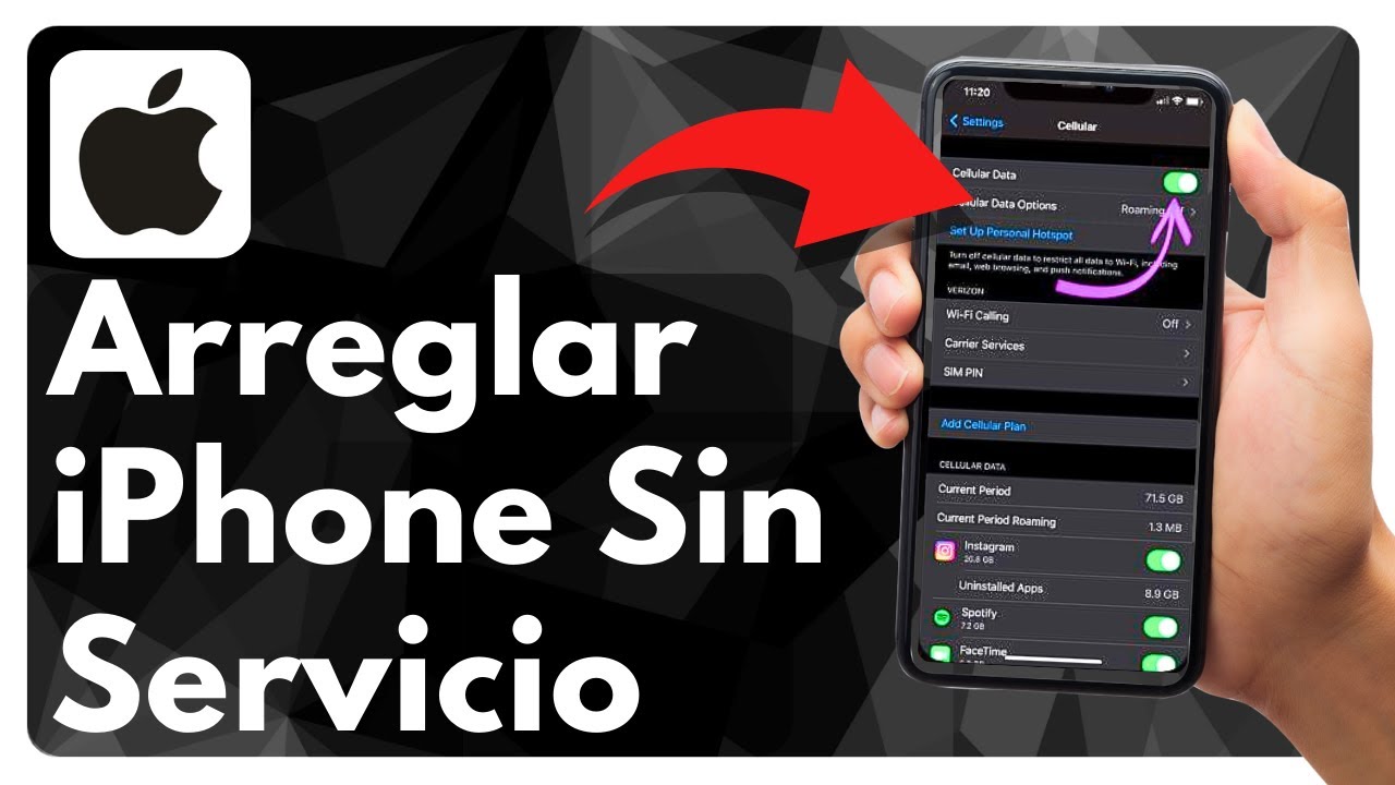 Mi iPhone está SIN SERVICIO o BUSCANDO señal - SOLUCION (2024) - YouTube