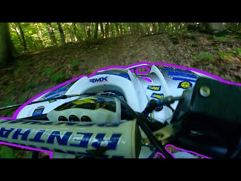 małe podjazdy, znów nowe tereny | LTZ 400 RM 80 - YouTube