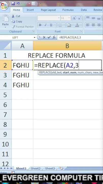 Replace Formula Shorts Excel Viral Trendingshorts Youtubeshorts New Exceltutorial Youtube