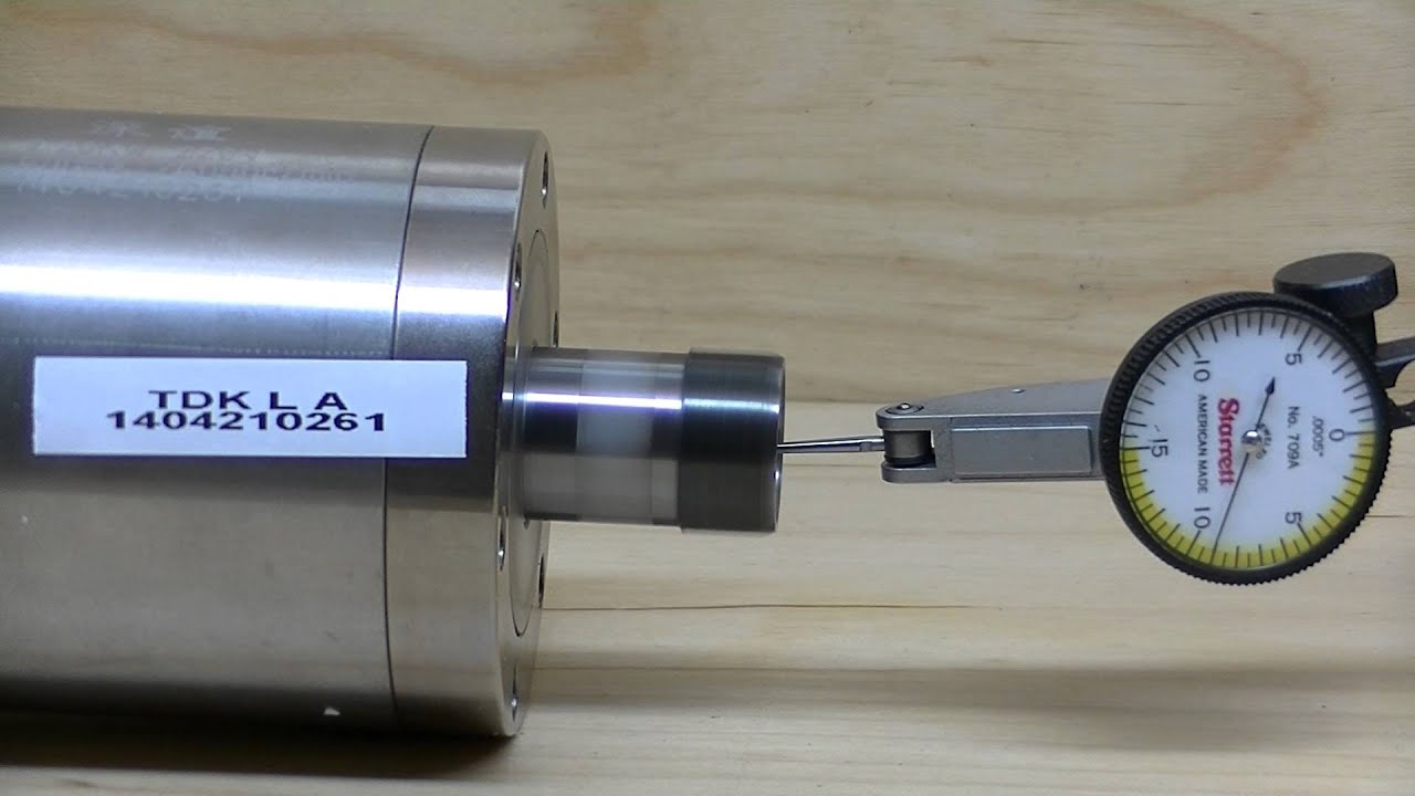 TDK L A Spindle Run Out Test - YouTube