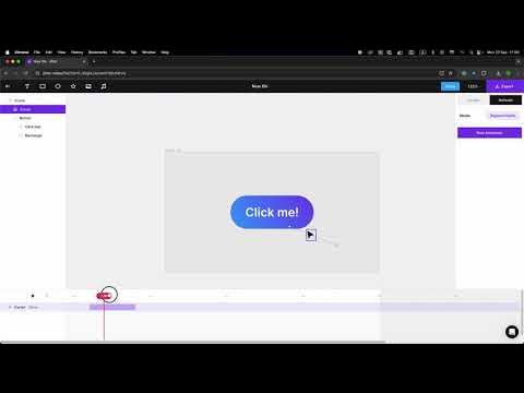 Jitter: Click animation tutorial - YouTube