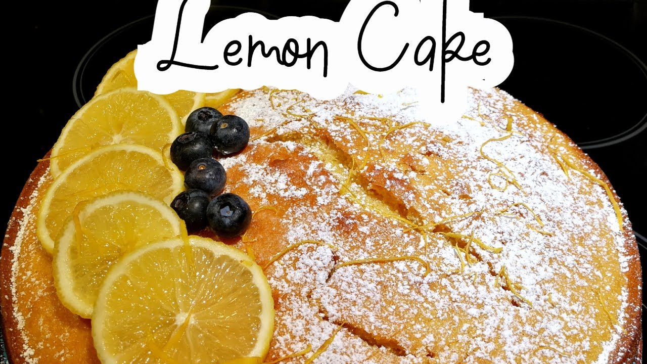 How To Make Super MOIST Lemon Cake - YouTube