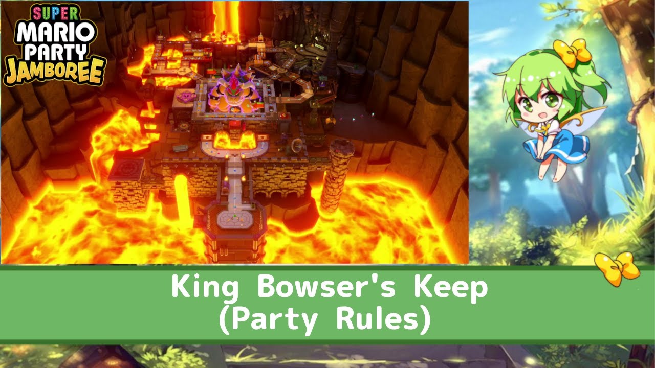 Super Mario Party Jamboree - King Bowser's Keep (Party Rules) - YouTube