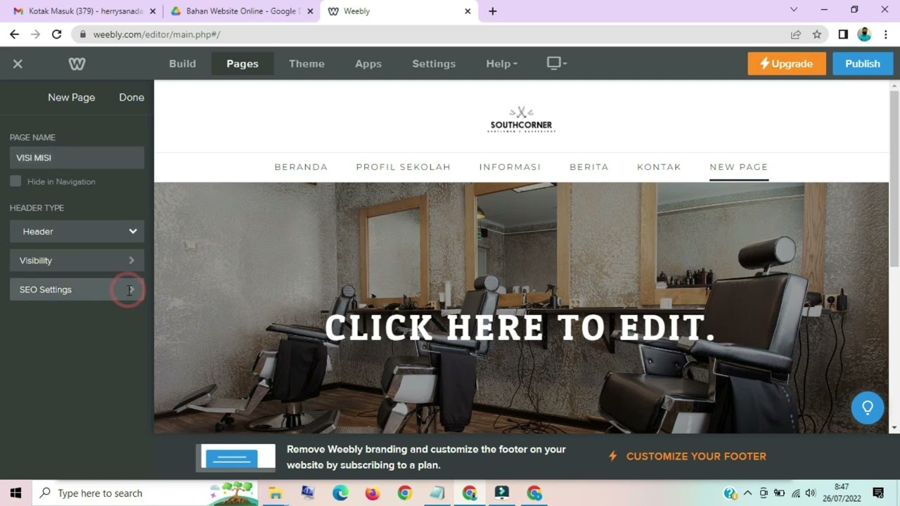 2A. Membuat Tab Menu Dropdown Di Weebly - YouTube