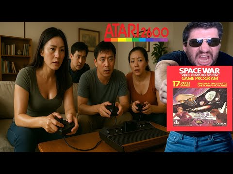 OYUN 2 KİŞİLİKMİŞ 2. OYUNCUYU NEREDEN BULACAM ŞİMDİ BRUH 🤨 | Atari 2600 - Space War [Longplay]