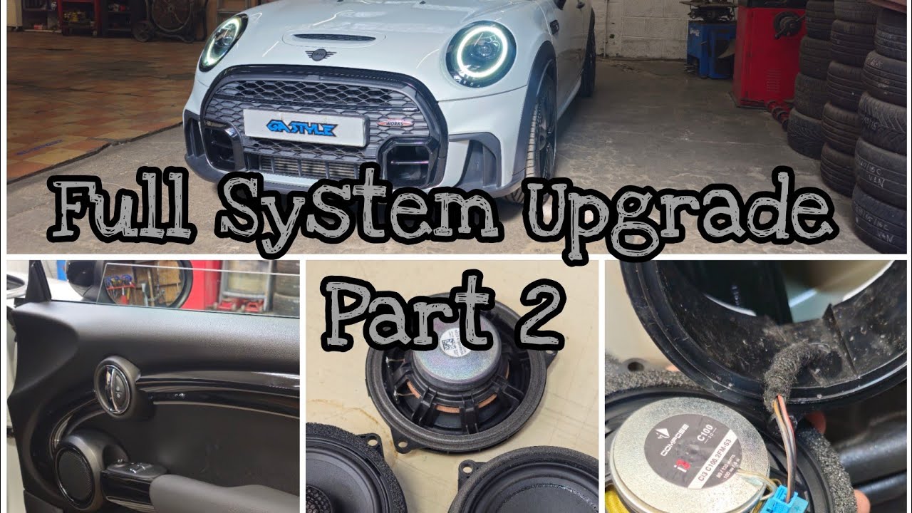 Mini Cooper S 2022 F56 Sound System Upgrade. Front Door Speaker Upgrade ...