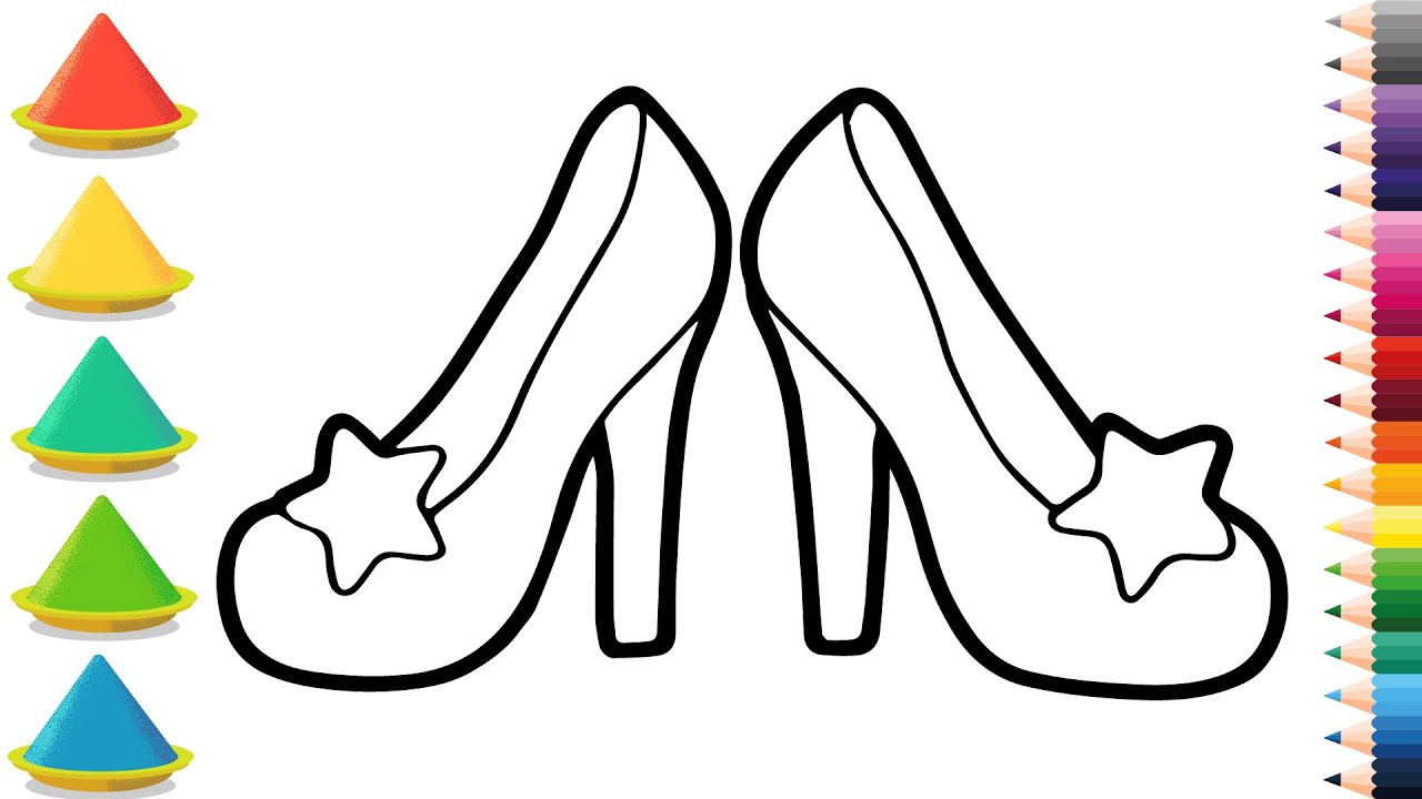 How to Draw a High Heels | Step by Step - YouTube