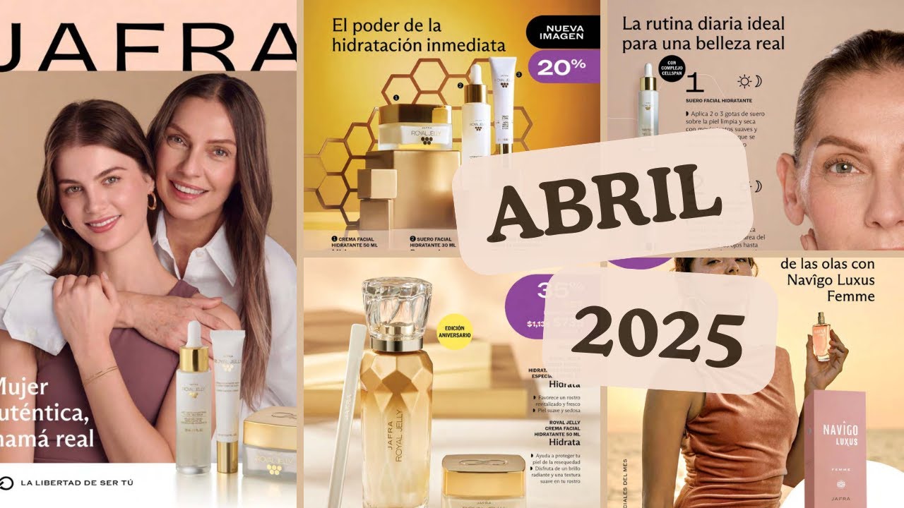 CATÁLOGO JAFRA ABRIL 2025 MÉXICO - YouTube