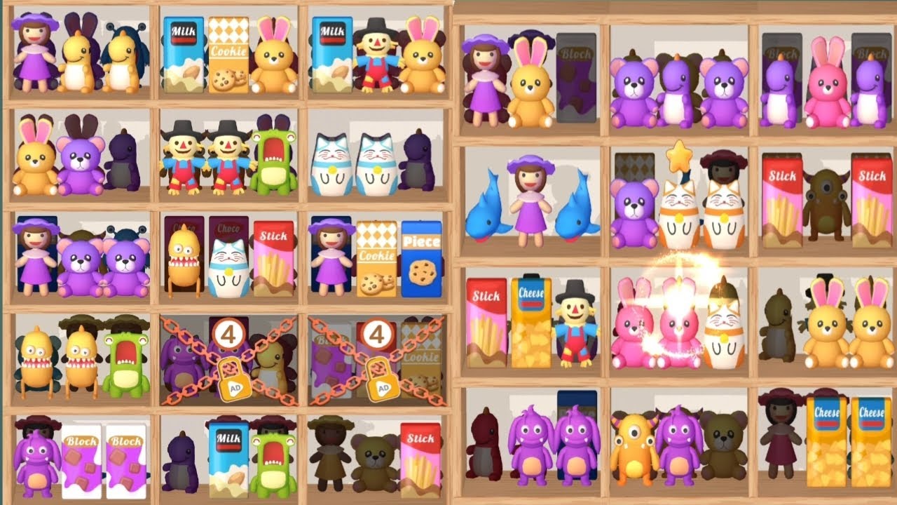 Goods sort gameplay walkthrough all levels | Strategy game | mobile ...