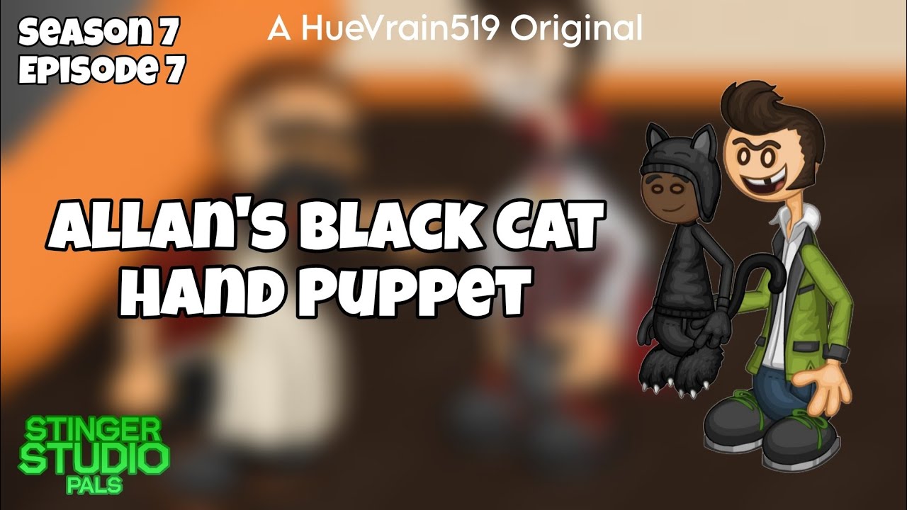 [PLP] Stinger Studio Pals S7 E7 - Allan's Black Cat Hand Puppet - YouTube