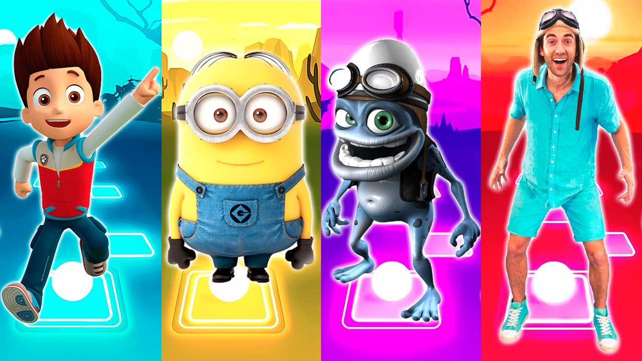 Paw Patrol - Minions - Crazy Frog - Dany Go - Tiles Hop EDM Rush! - YouTube